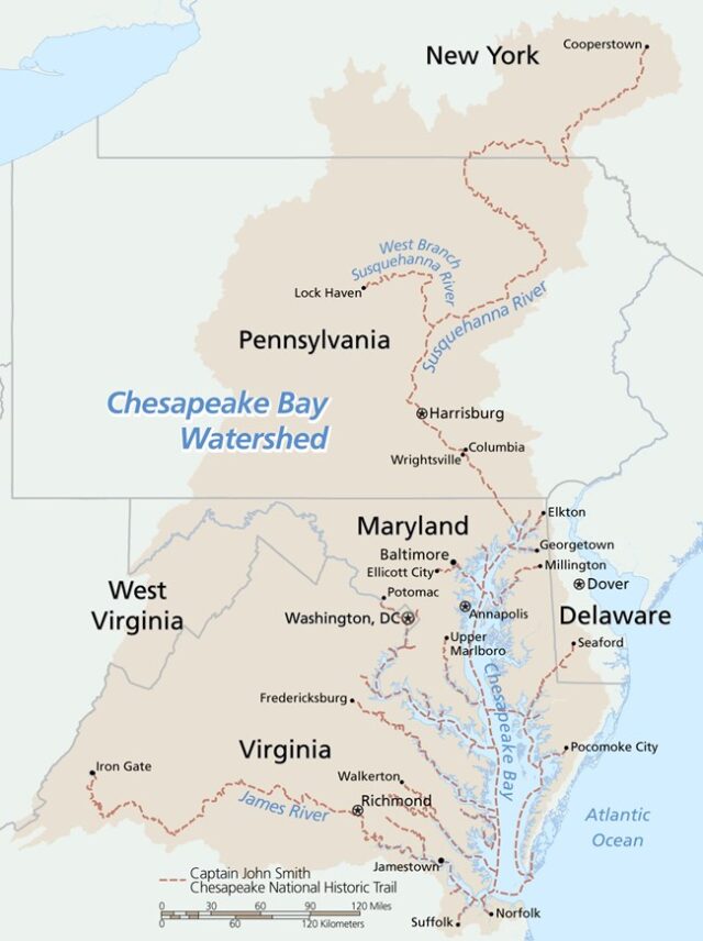 Captain John Smith Chesapeake National Historic Trail | Partnership for the National Trails System