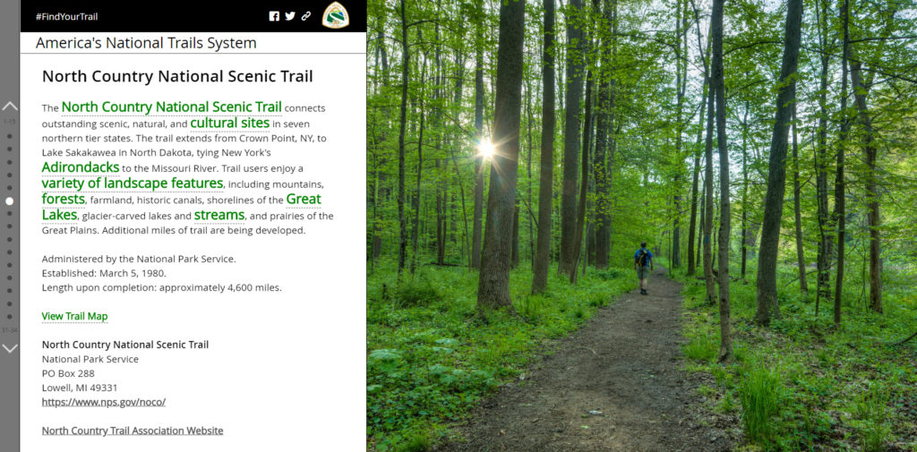 NTS Webmapping Application: A foundation for National Trails System ...