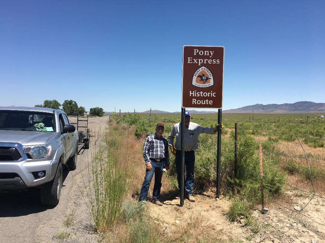 Utah Division of the National Pony Express Association Installs Signage ...